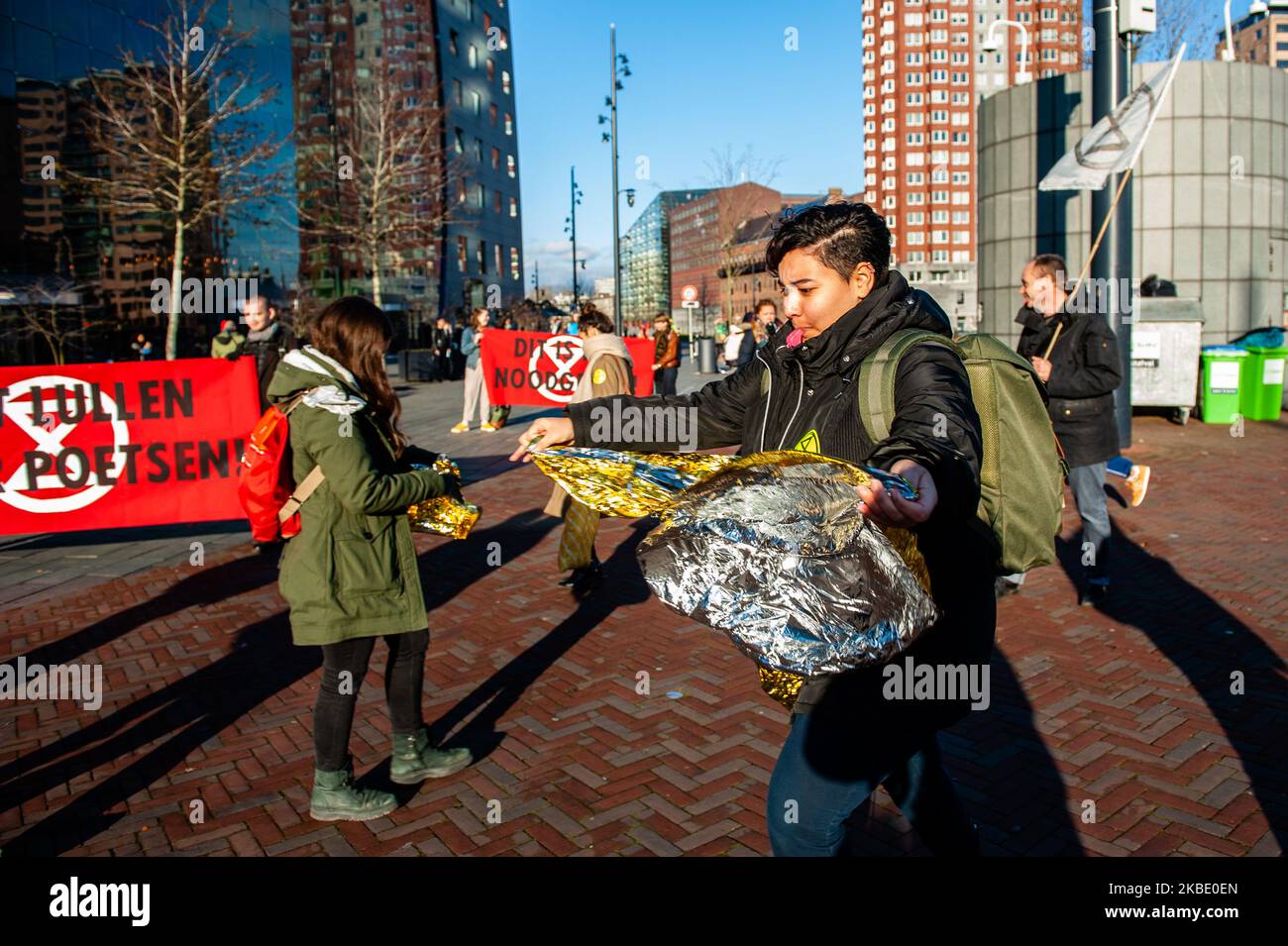 An activist is running for her life during a Die-in action carried by ...