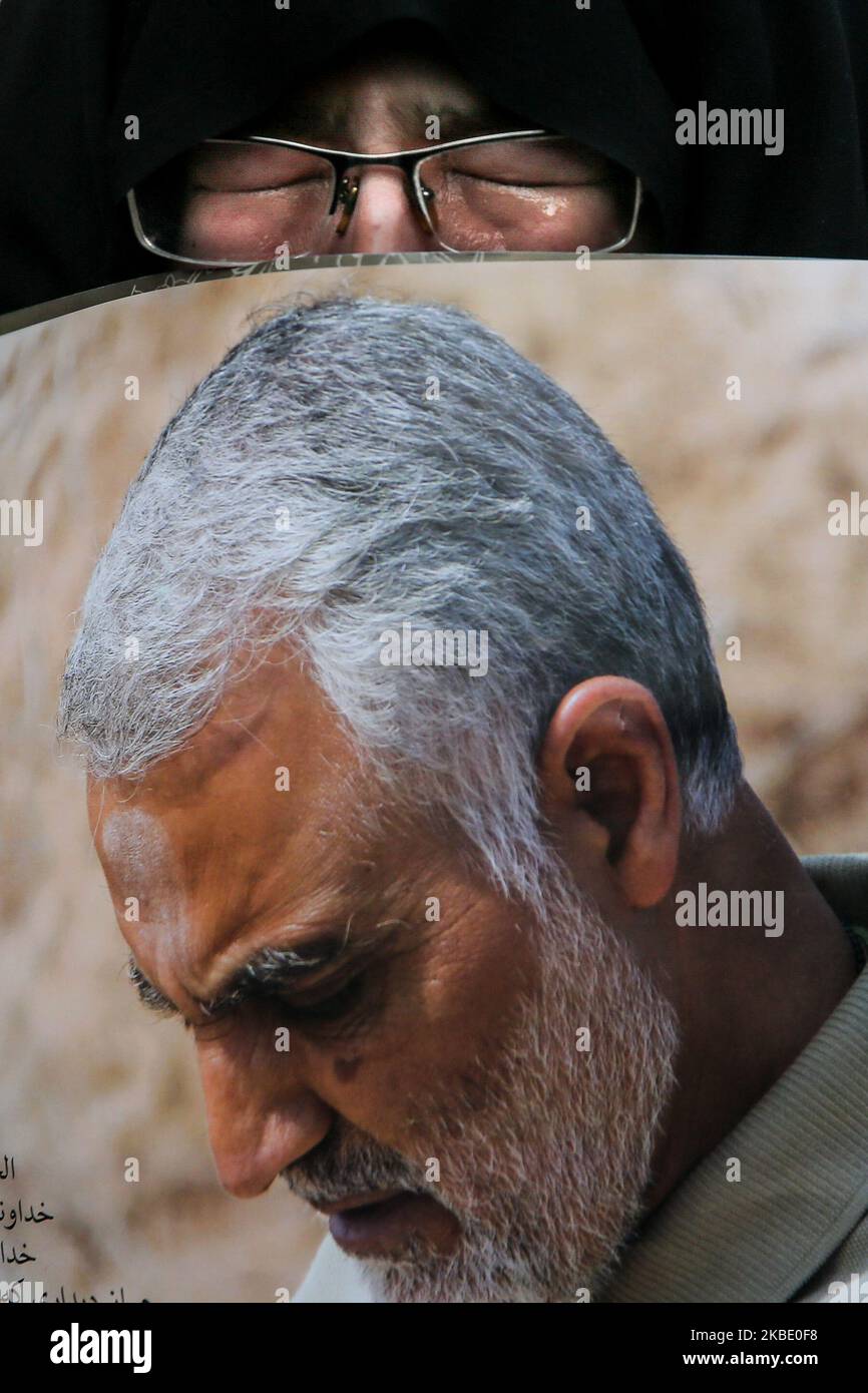 People take part in the funeral procession of IRGC Quds Force commander ...