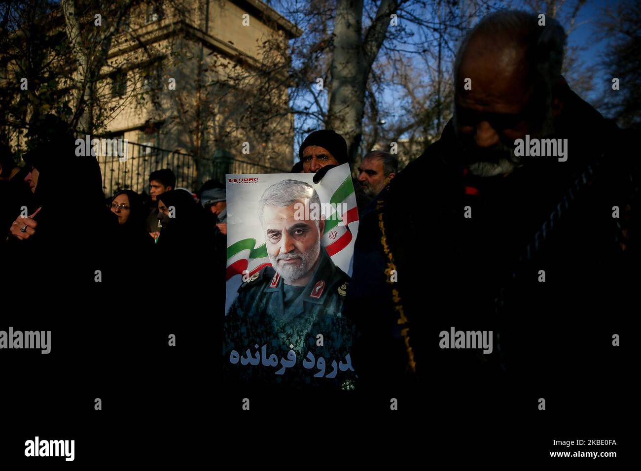 People take part in the funeral procession of IRGC Quds Force commander ...