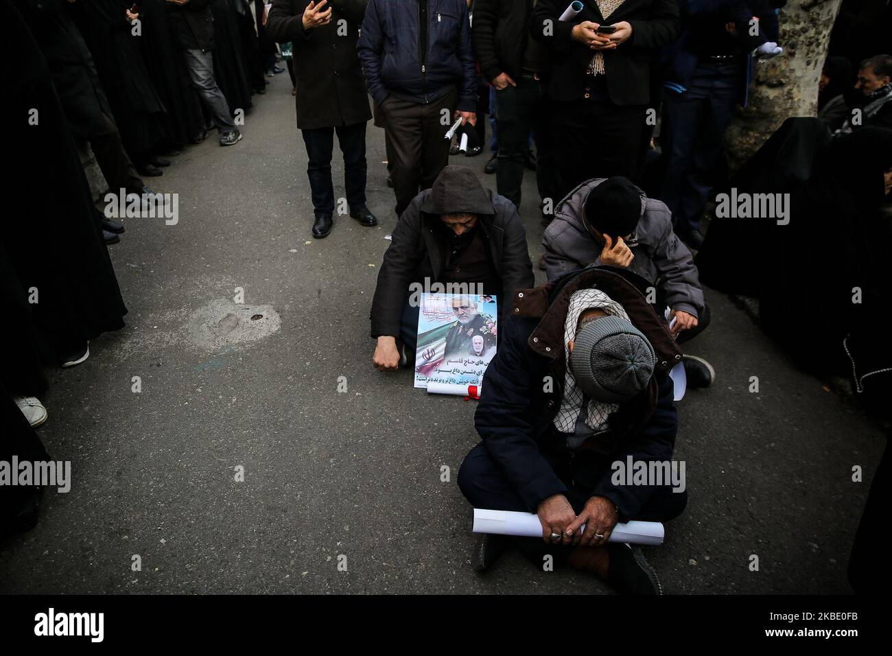 People take part in the funeral procession of IRGC Quds Force commander ...