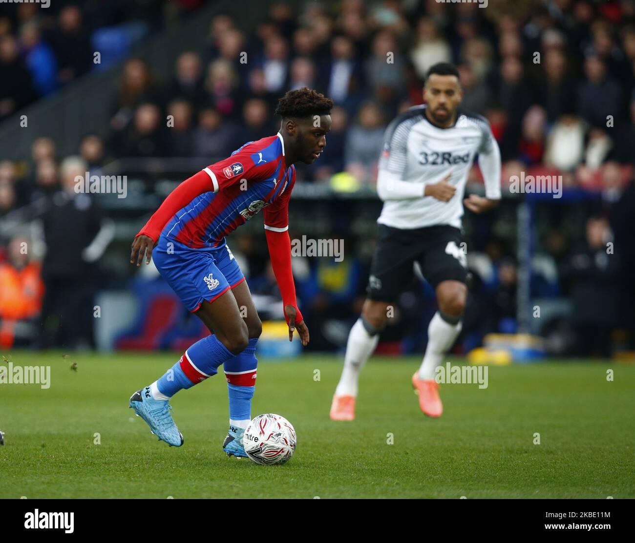 Crystal Palace's Brandon Pierrick making his Debut during Emirates FA ...