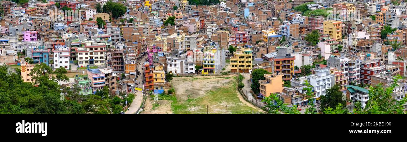 A neighborhood in Kathmandu, Nepal. (Photo by John Fredricks/NurPhoto ...