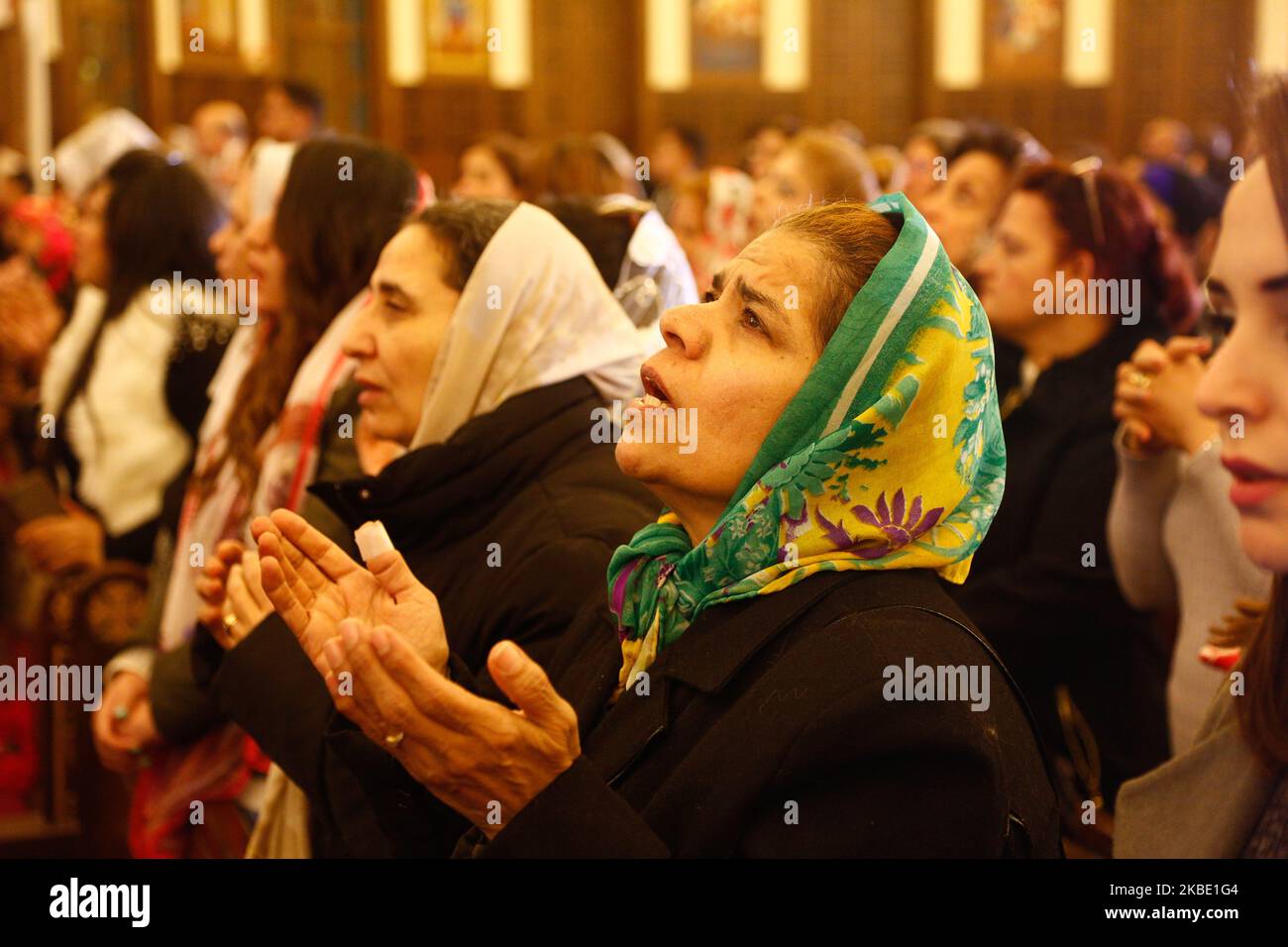 The Christmas Eve mass, according to the Eastern Orthodox calendar at ...