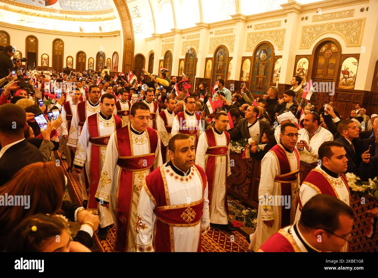 The Christmas Eve mass, according to the Eastern Orthodox calendar at ...