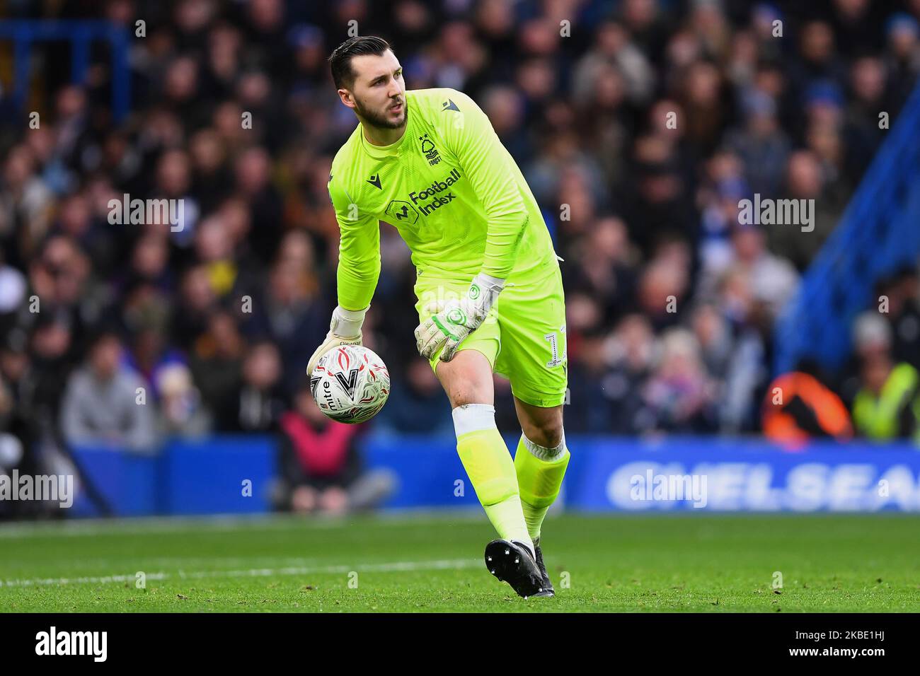 Jordan Smith (12) of Nottingham Forest during the FA Cup match between ...