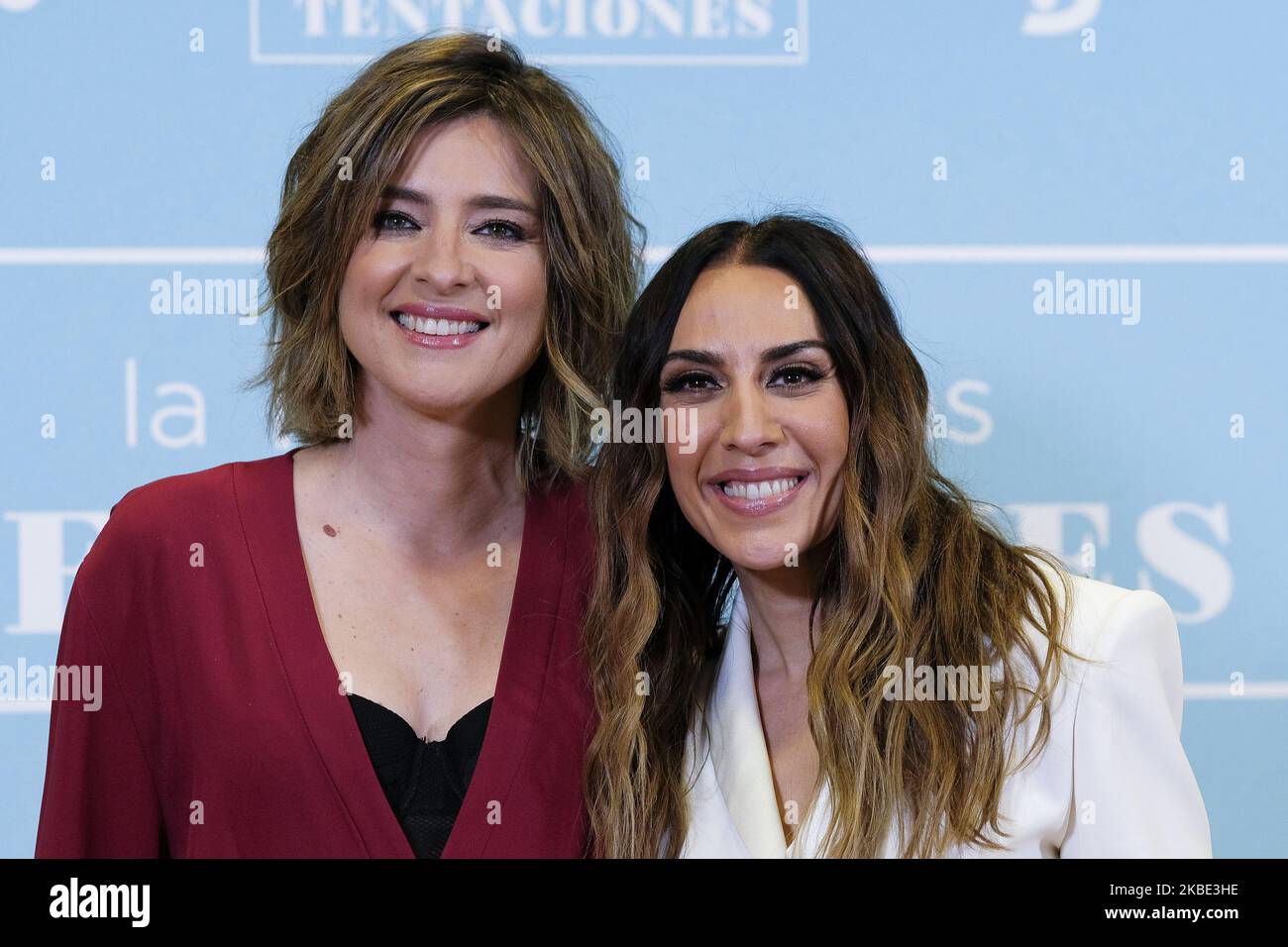 Sandra Barneda and Monica Naranjo attend 'La isla de las tentaciones ...