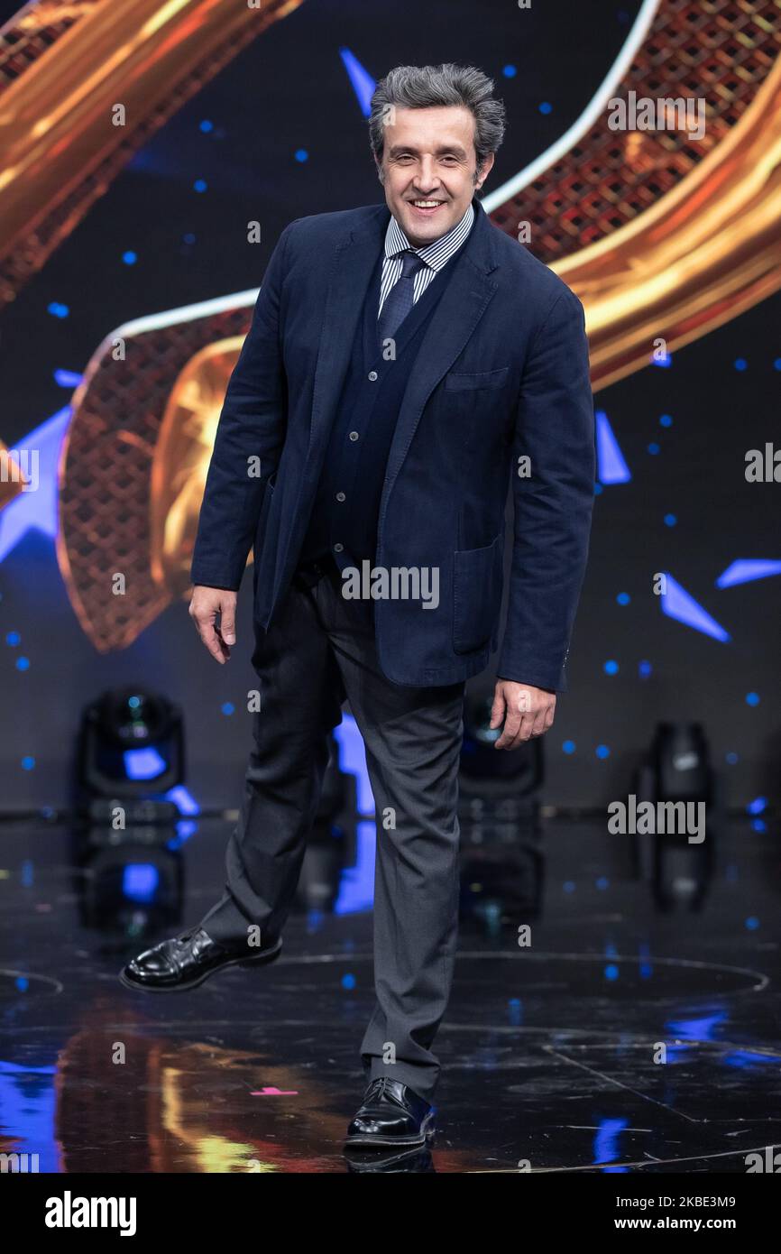 Flavio Insinna attends the presentation of the new television show 'The ...