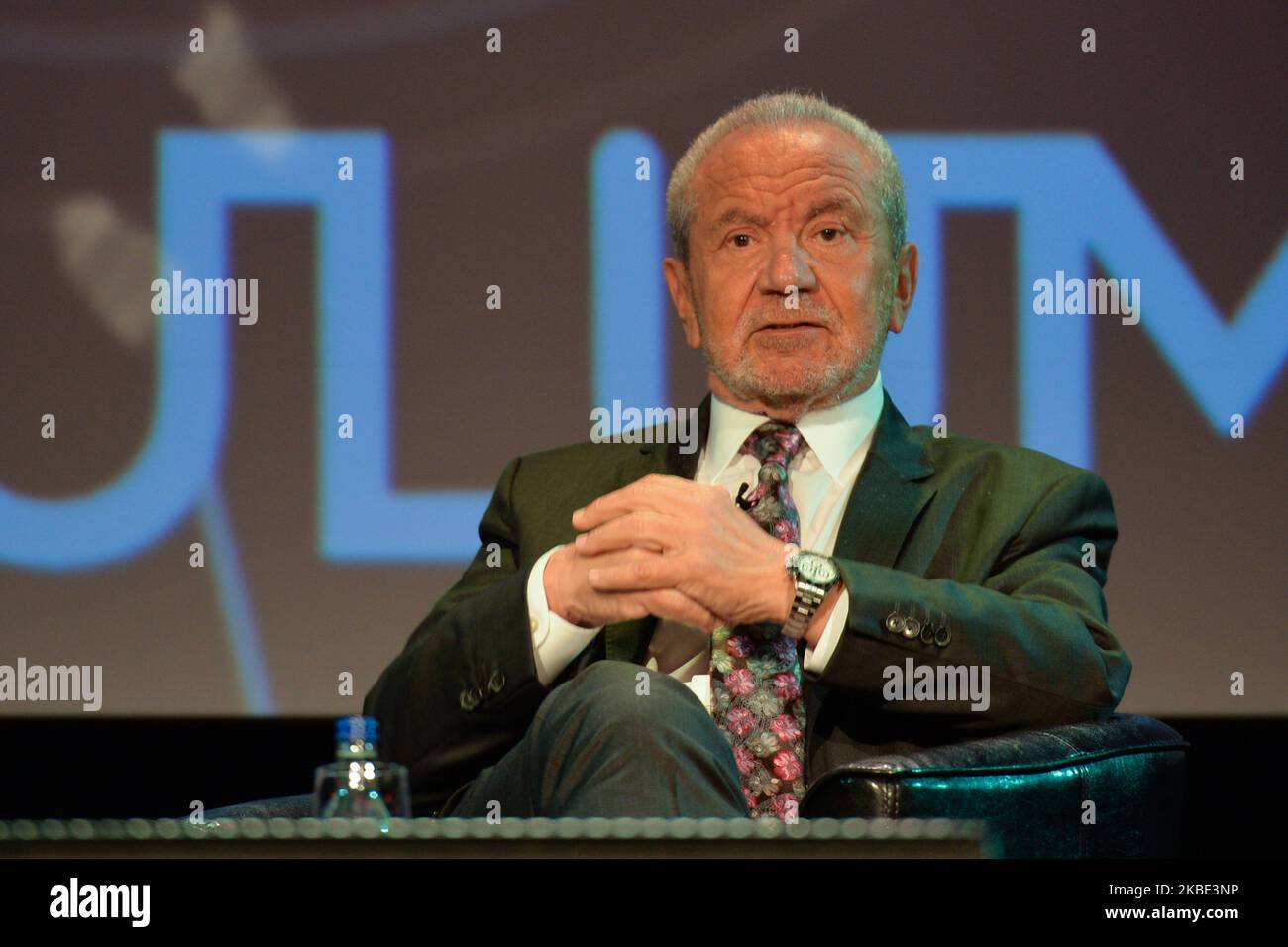 Lord Alan Sugar, Business Titan And Star Of The Apprentice UK, speaks ...