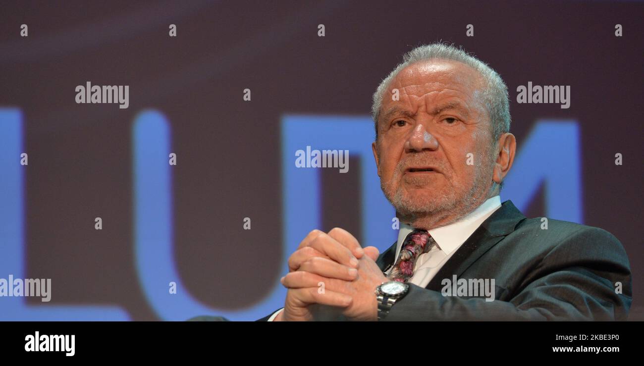 Lord alan sugar the apprentice hi-res stock photography and images - Alamy