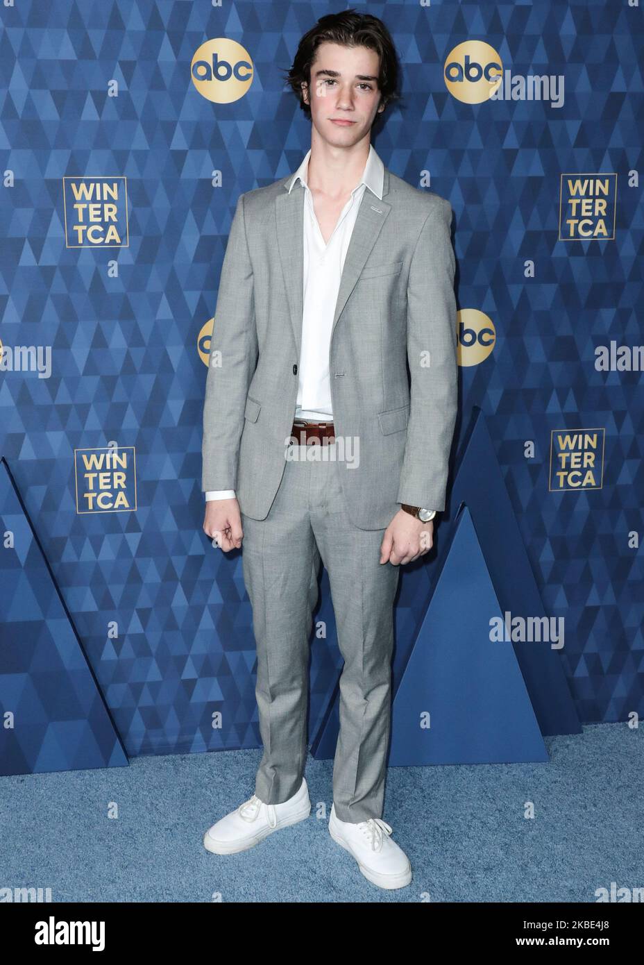 PASADENA, LOS ANGELES, CALIFORNIA, USA - JANUARY 08: Actor Daniel DiMaggio arrives at ABC ...