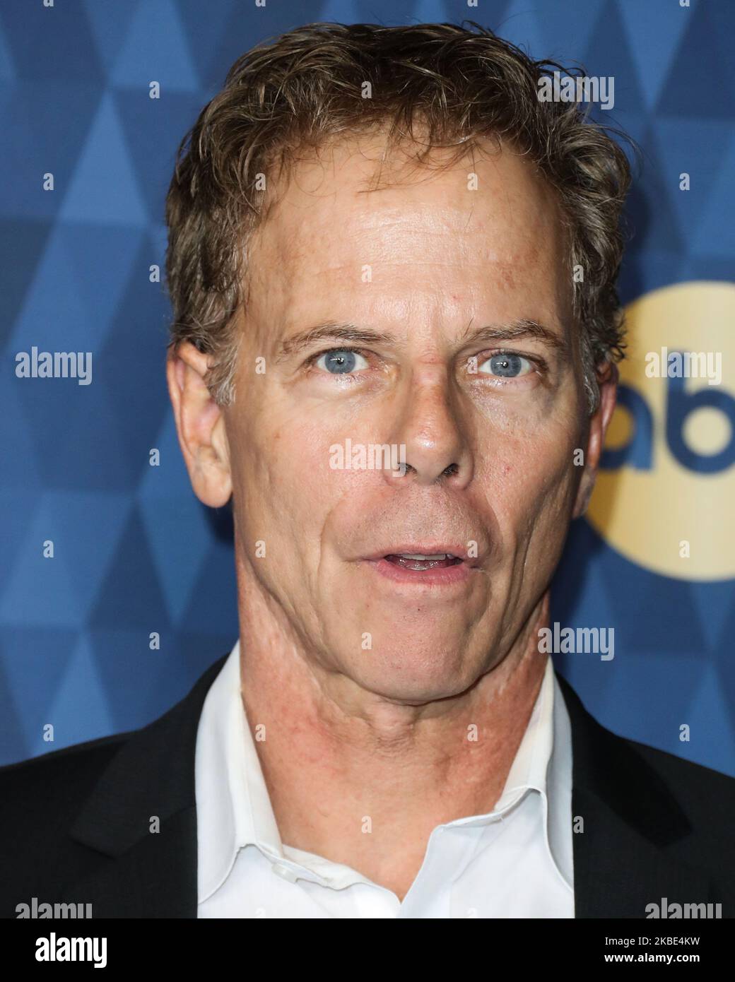 PASADENA, LOS ANGELES, CALIFORNIA, USA - JANUARY 08: Actor Greg Germann arrives at ABC ...