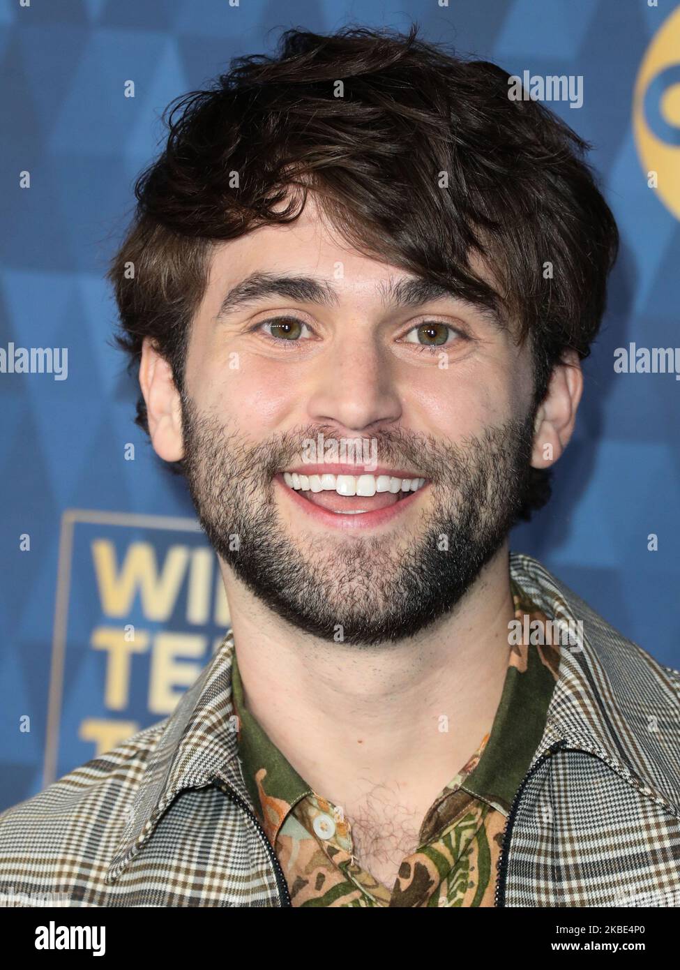 PASADENA, LOS ANGELES, CALIFORNIA, USA - JANUARY 08: Actor Jake Borelli ...