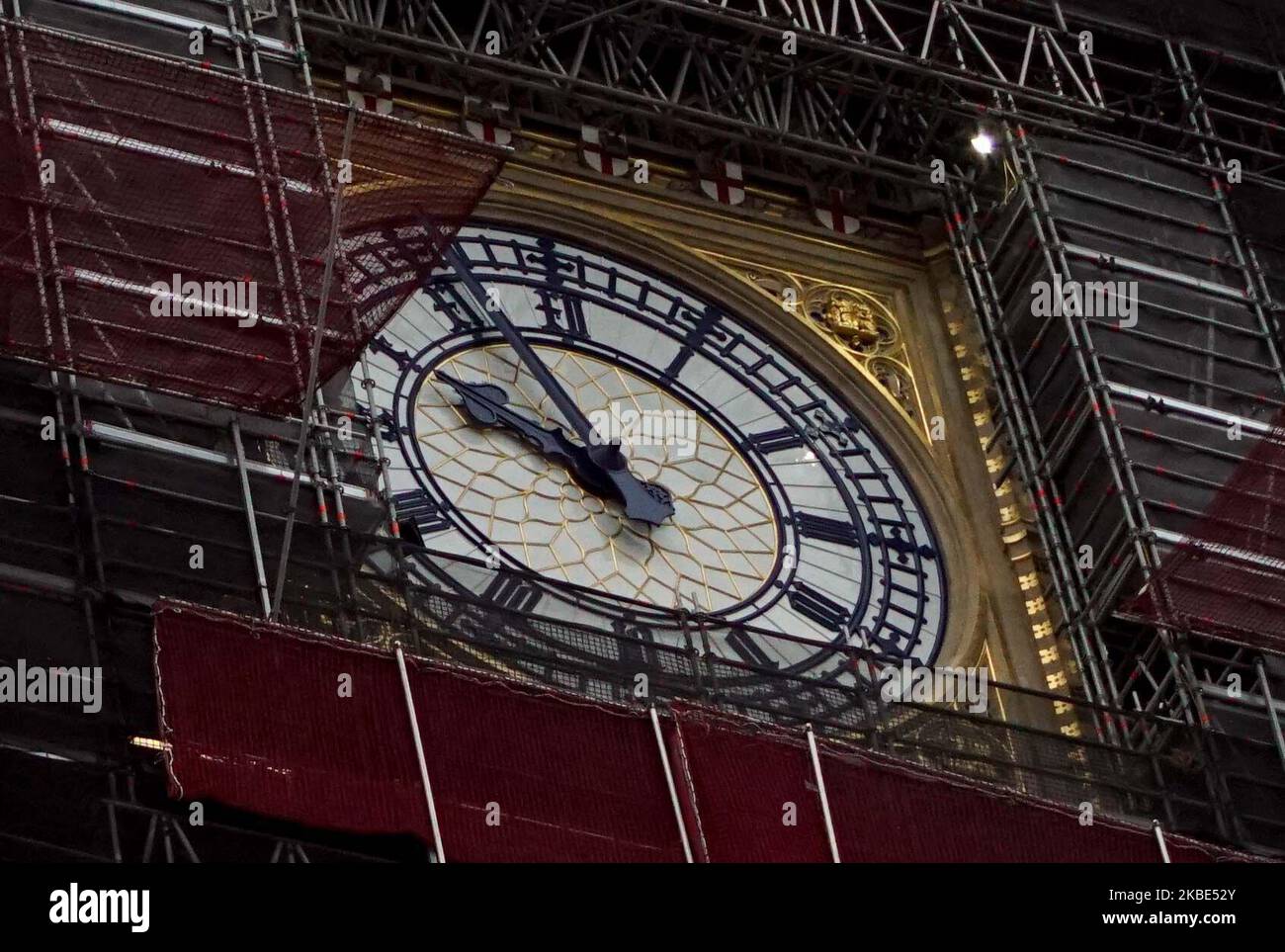 General view of the Big Ben in Central London , on 8 January 2020 ...
