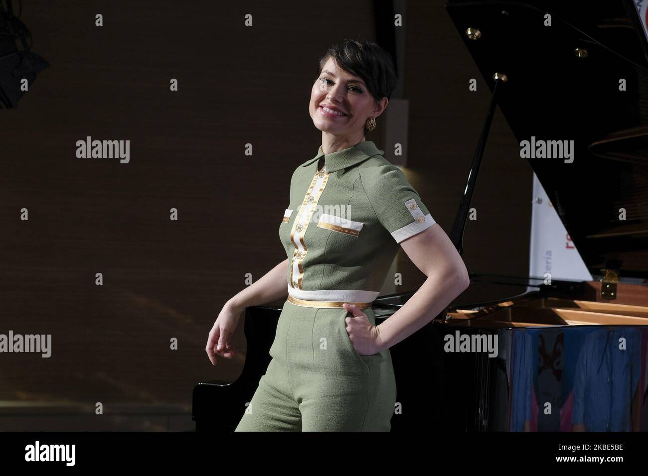 The singer Soraya poses during the presentation of ACOSTICO SORAYA ...