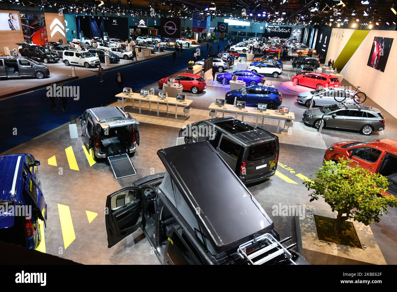 Opening of Brussels Motor Show 2020, on January 09, Brussels, Belgium ...