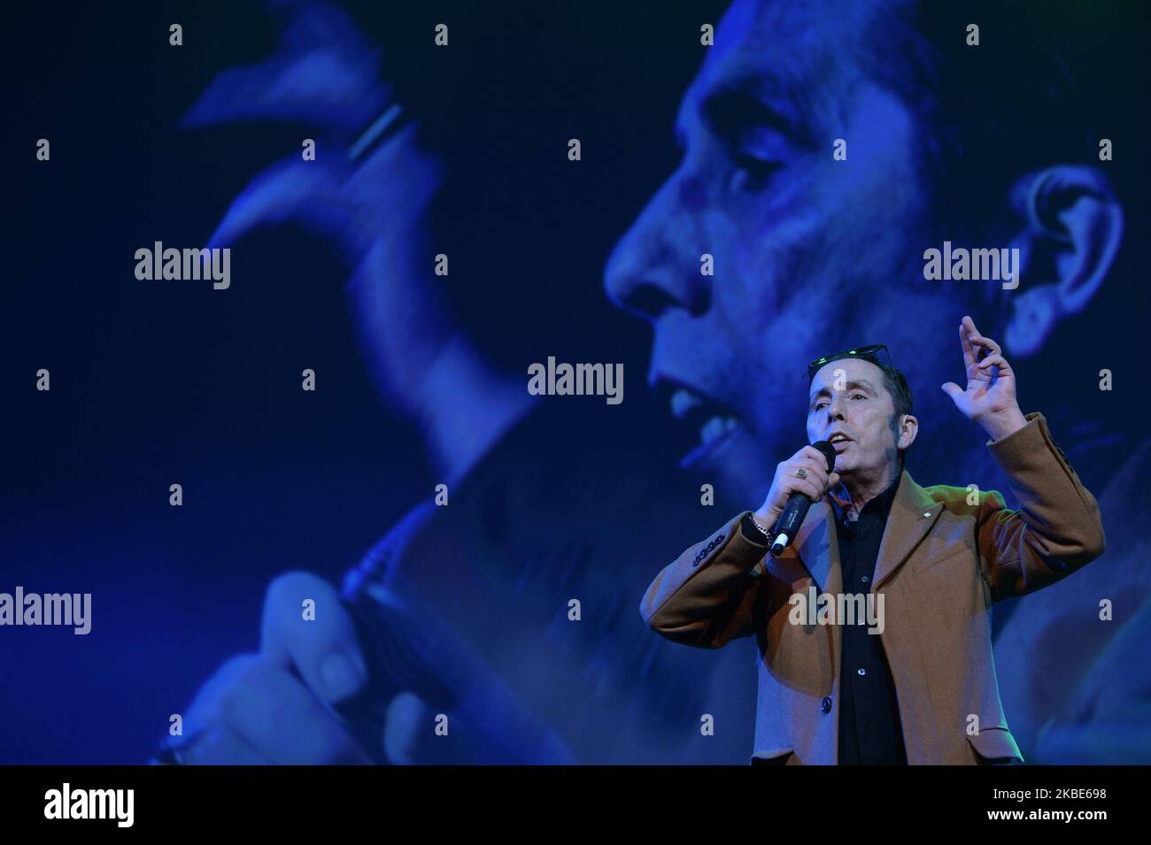 Christy Dignam, the lead singer of the popular Irish rock band Aslan ...