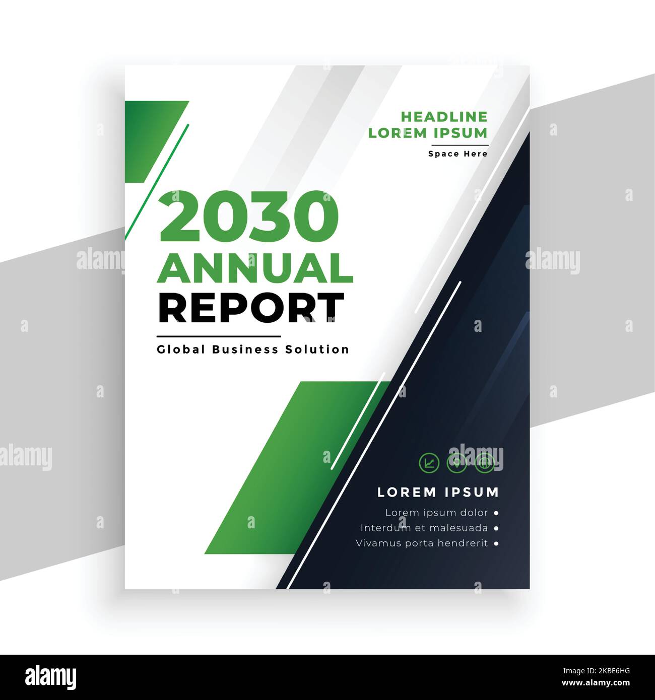 Yearly book design Stock Vector Images - Alamy