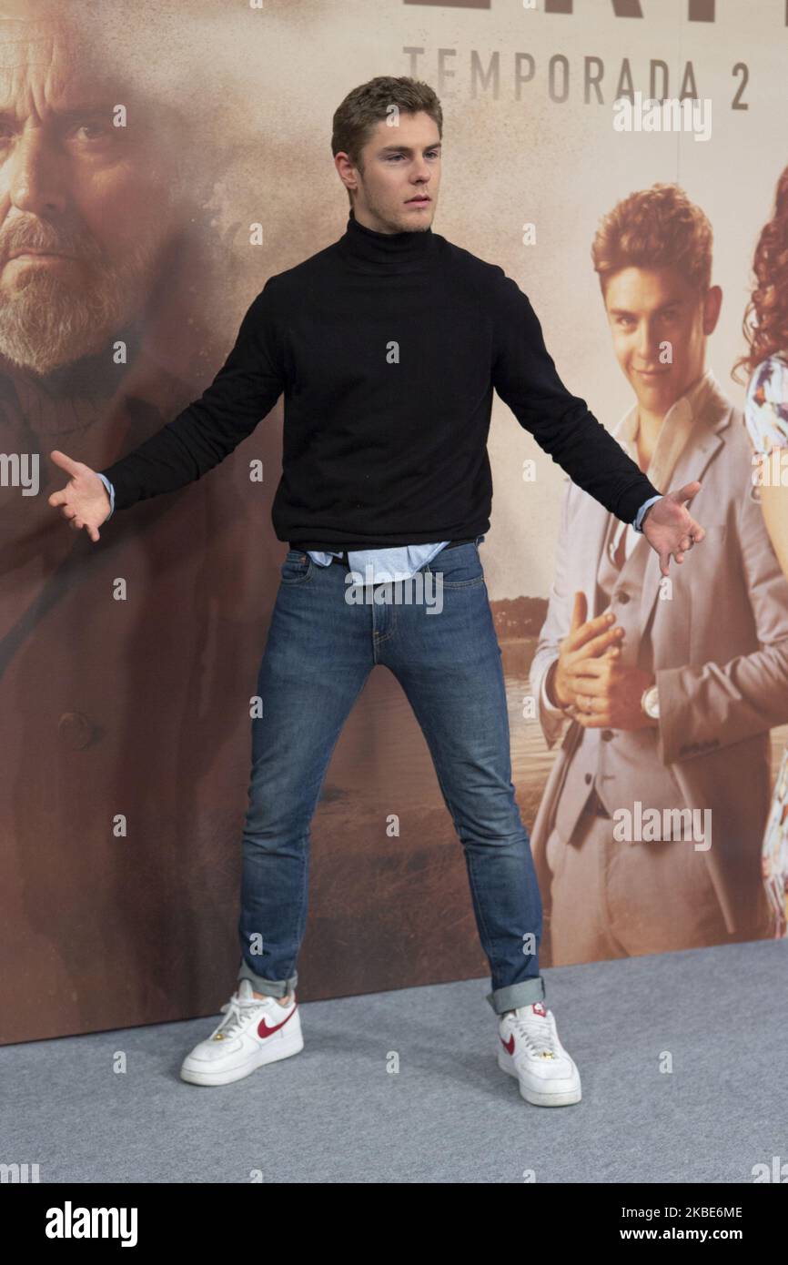 Spanish actor Patrick Criado attends 'Vivir Sin Permiso' Mediaset ...