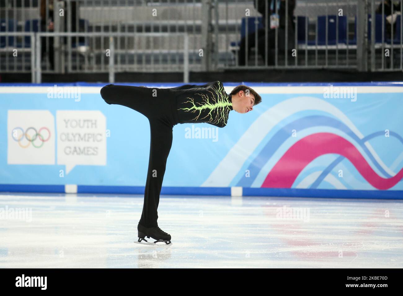 Arlet Levandi from Estonia competes during Man Single Skating short ...