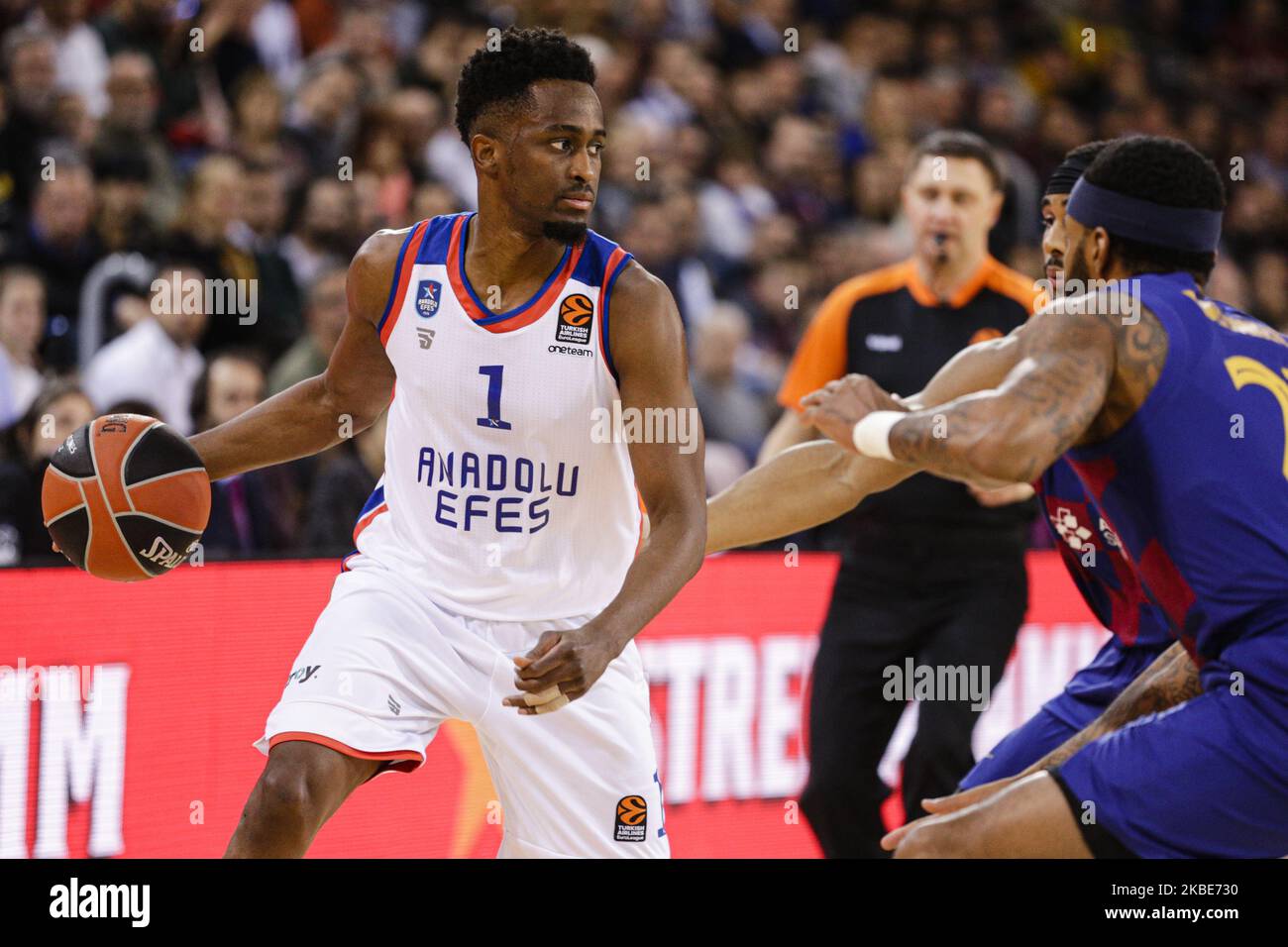 01 Rodrigue Beaubois from France of Anadolu Efes Istanbul during the ...