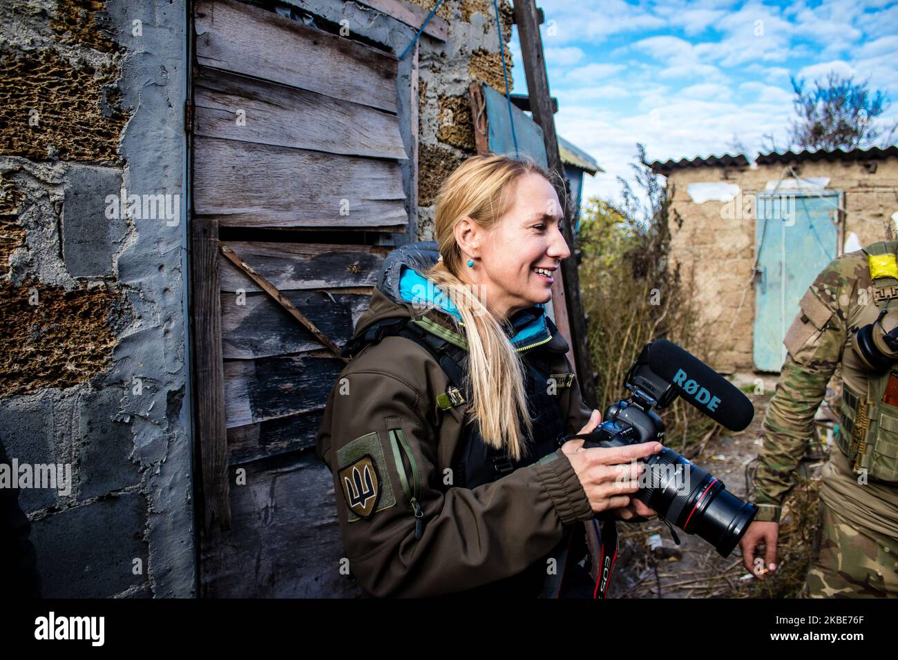 Ukraine, Kherson - October 19, 2022 Lenka Klicperova, this outstanding ...