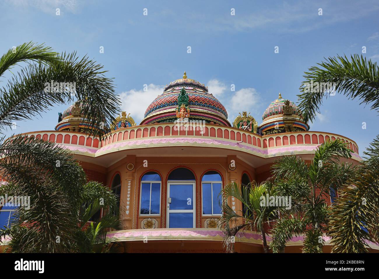 Luxury wedding hall on the grounds of the Amman Kovil (Amman Temple) in ...