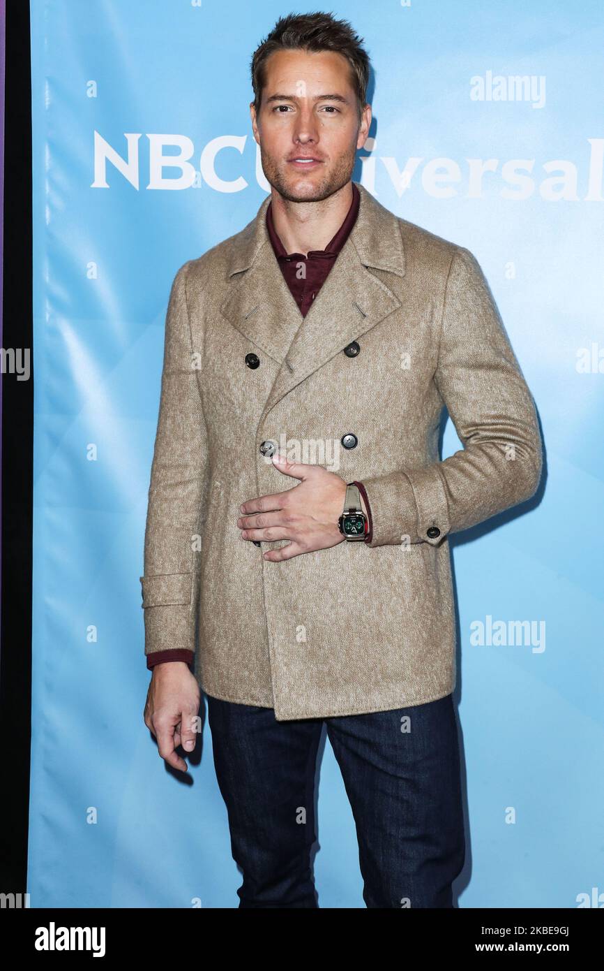 PASADENA, LOS ANGELES, CALIFORNIA, USA - JANUARY 11: Justin Hartley ...