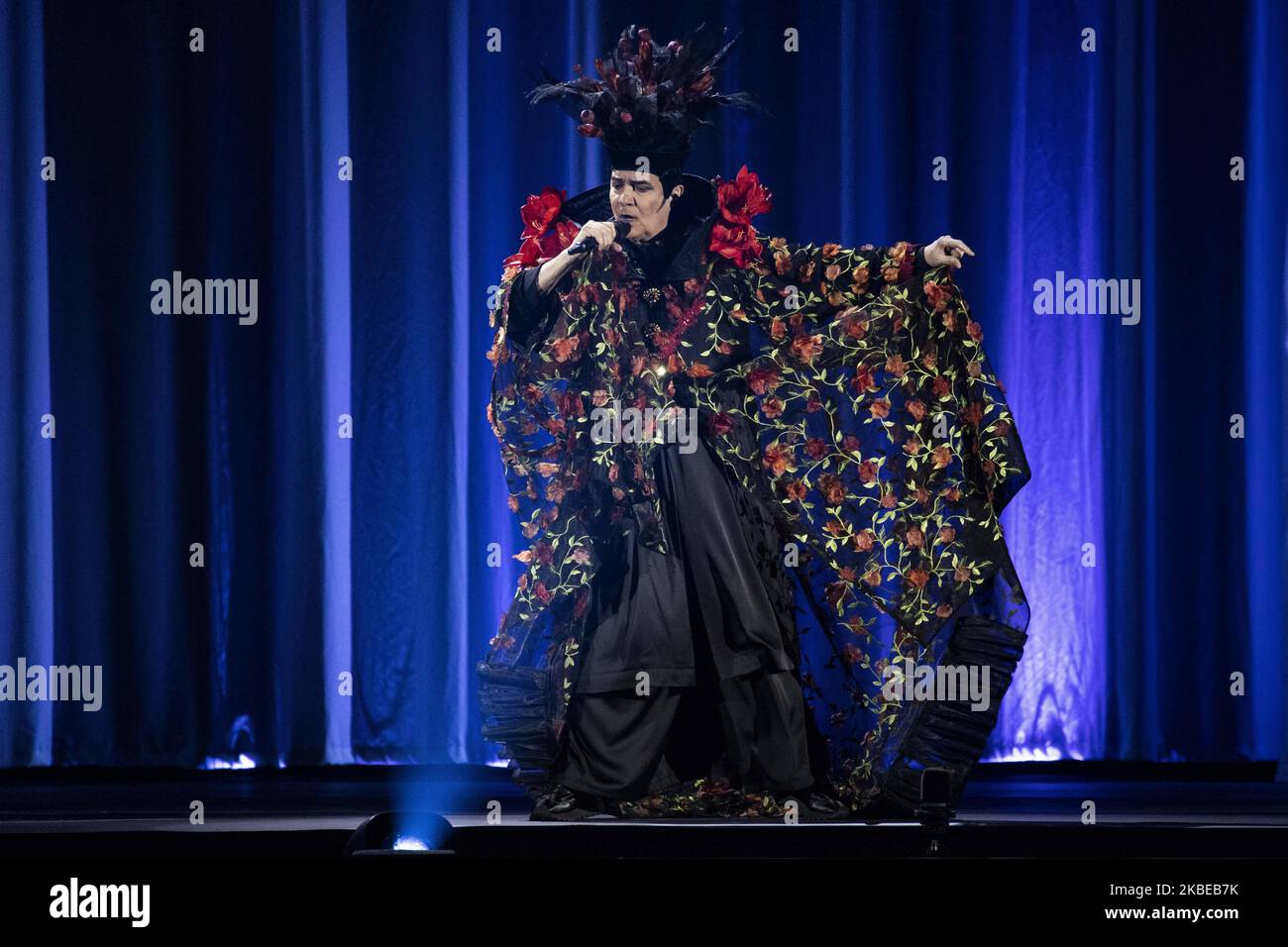 The italian singer and songwriter Renato Zero performs live at ...