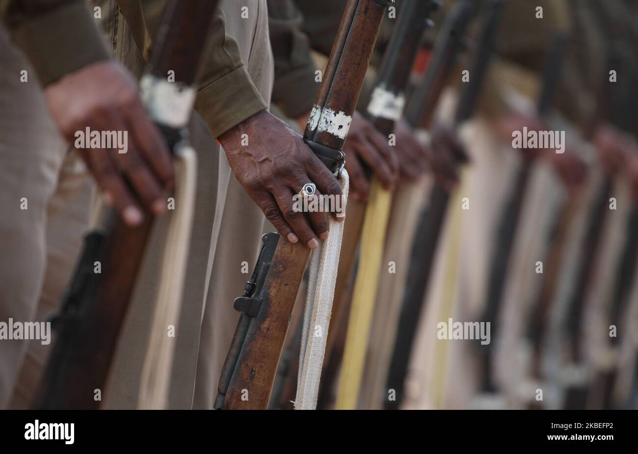 Personnel of uttar pradesh police hi-res stock photography and images ...