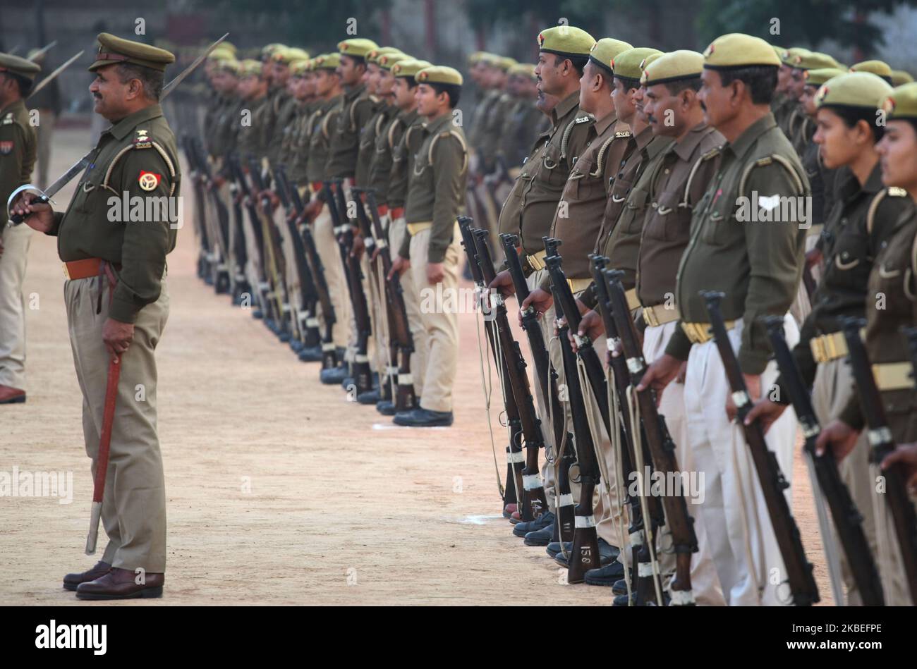 Personnels of uttar pradesh police hi-res stock photography and images ...