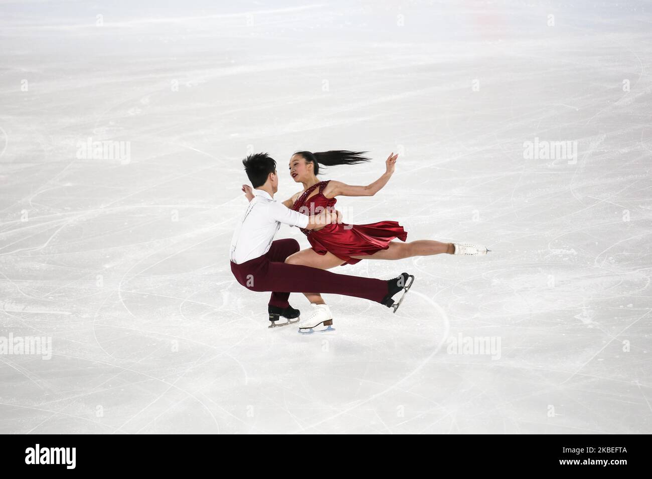 MAKITA Miku / GUNARA Tyler from Canada compete in Figure Skating: Ice ...