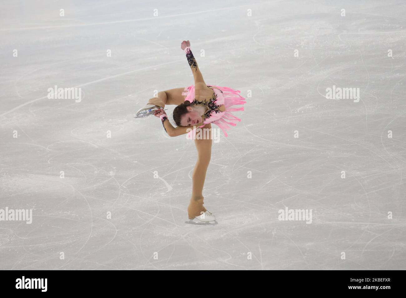 MAZZARA Maia from France competes in Women Single Skating - Free ...