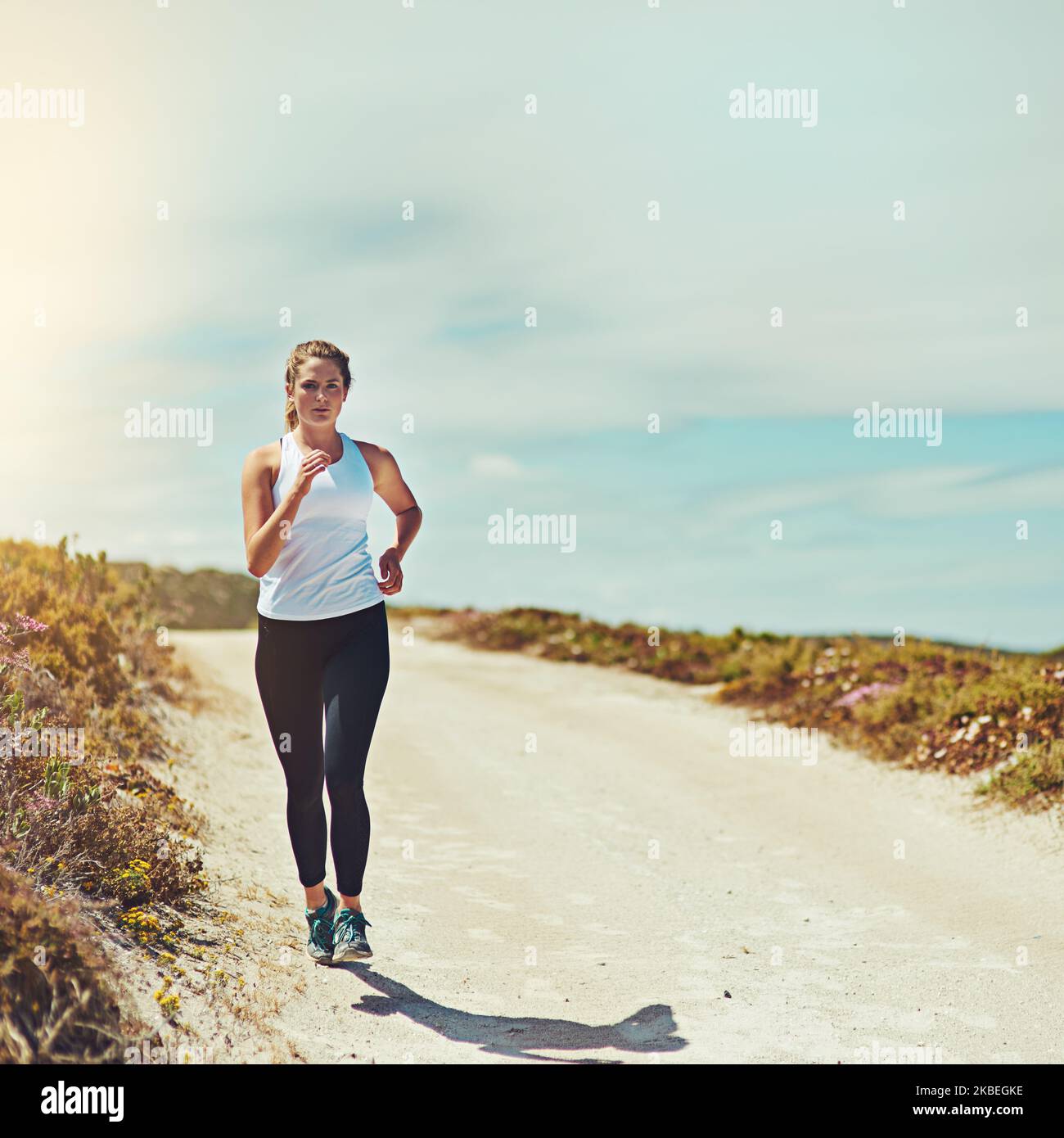 Running away yet running into nature is something amazing. a sporty ...