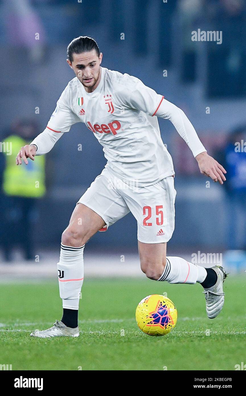 Adrien Rabiot of Juventus during the Serie A match between Roma and ...