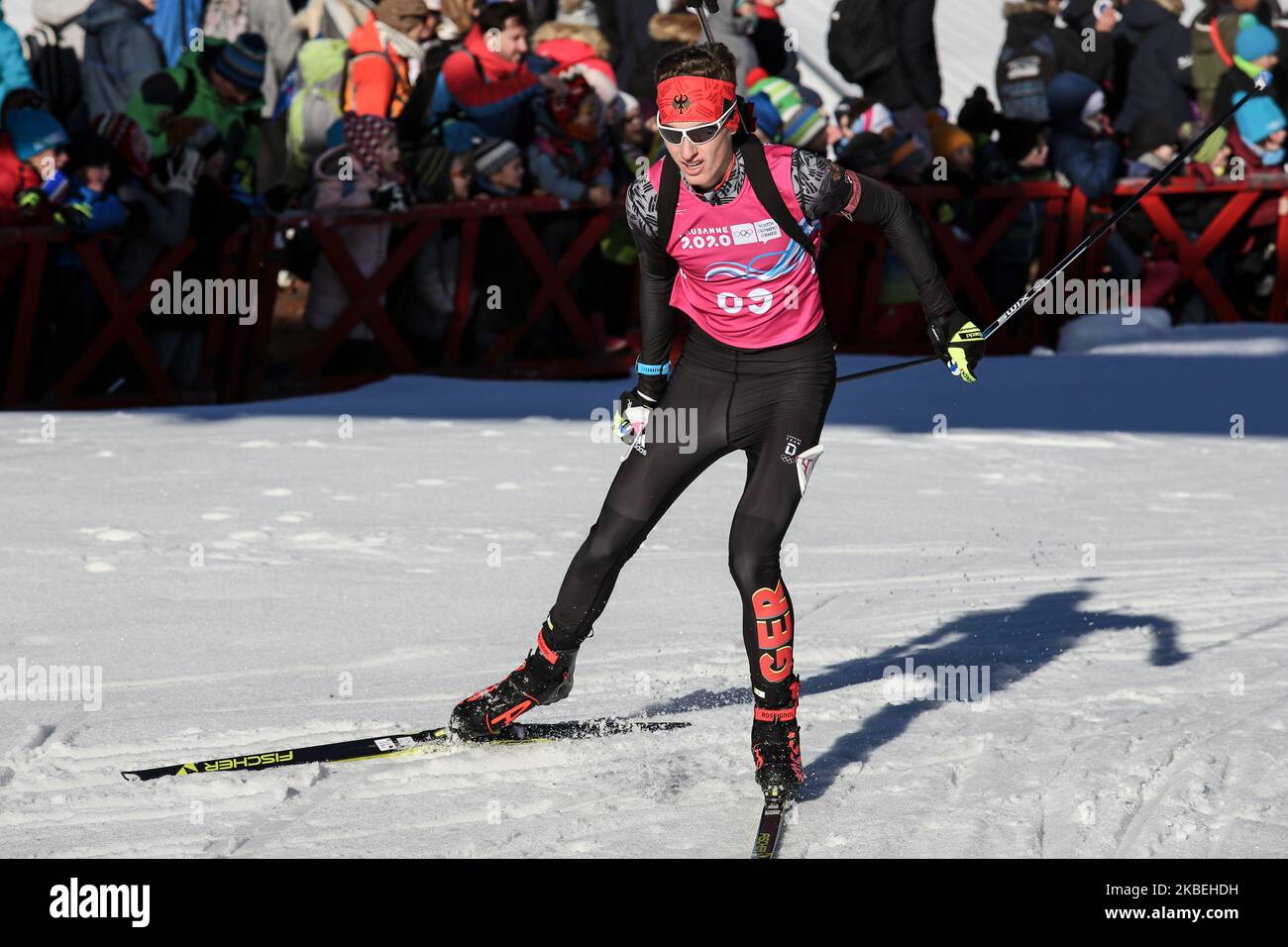 Endler Dorian from Germany competes in Biathlon: Men's 7.5km Sprint ...