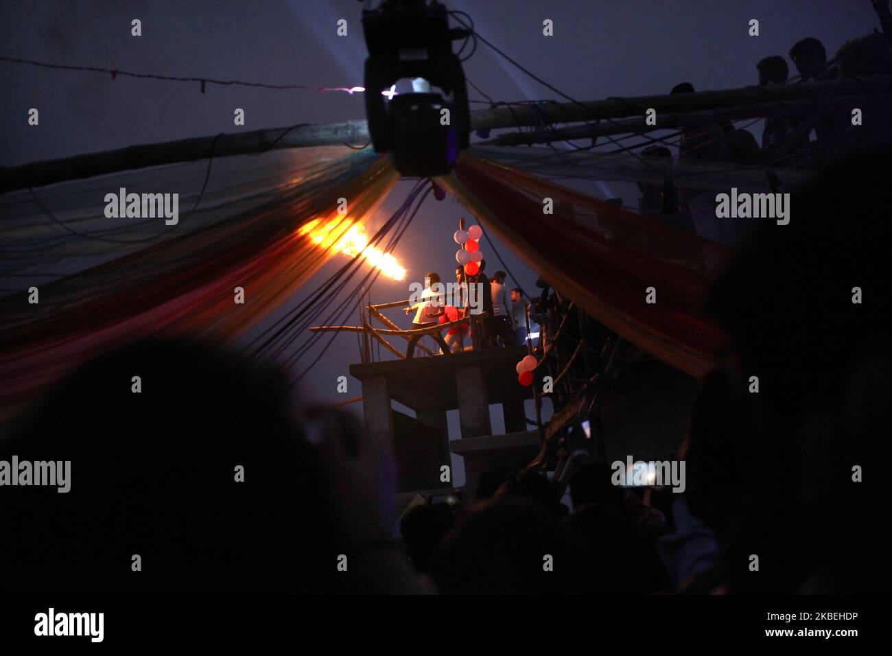 People celebrates Shakrain festival in the southern part of the capital ...