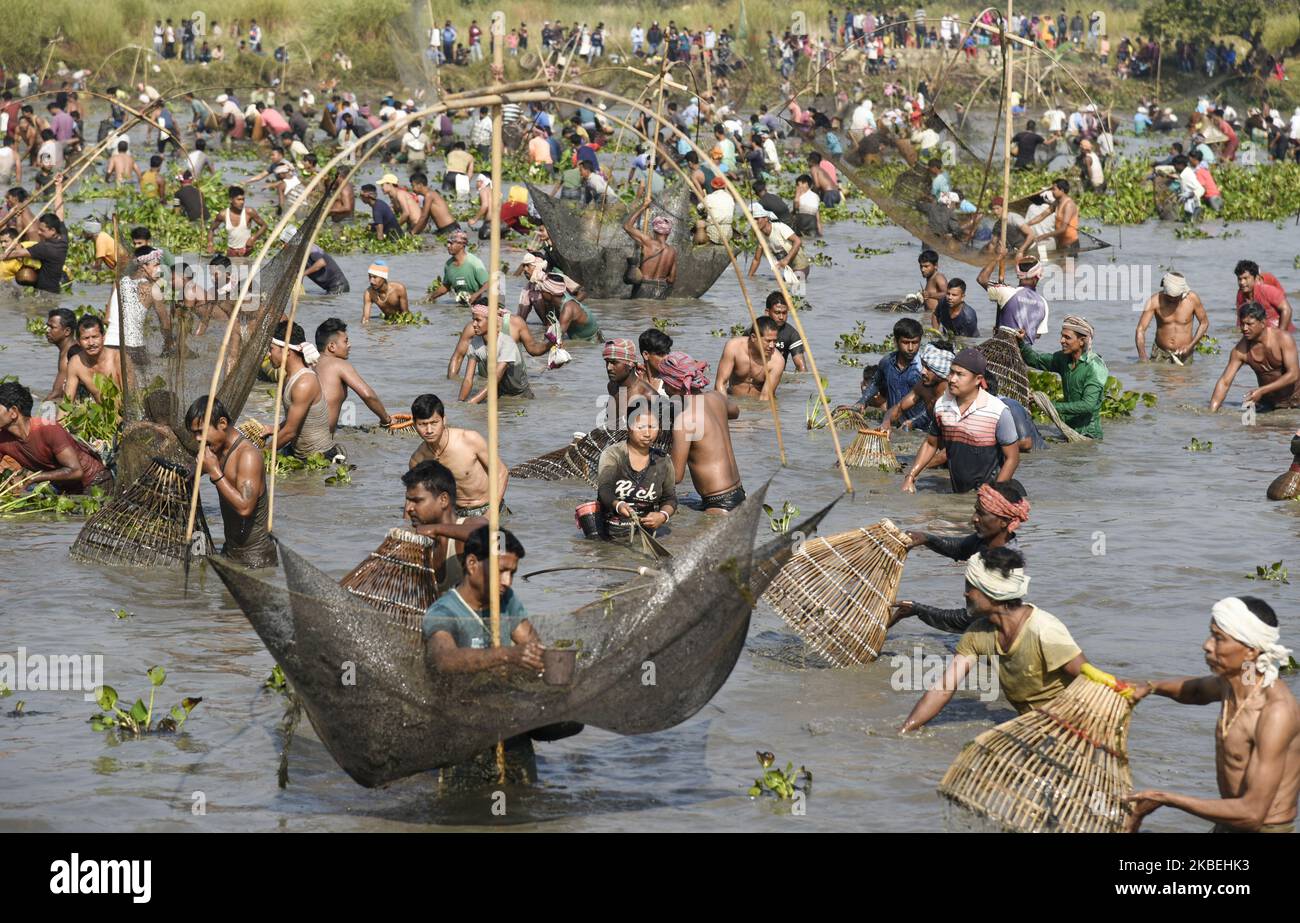 Magh bihu fishing hi-res stock photography and images - Alamy