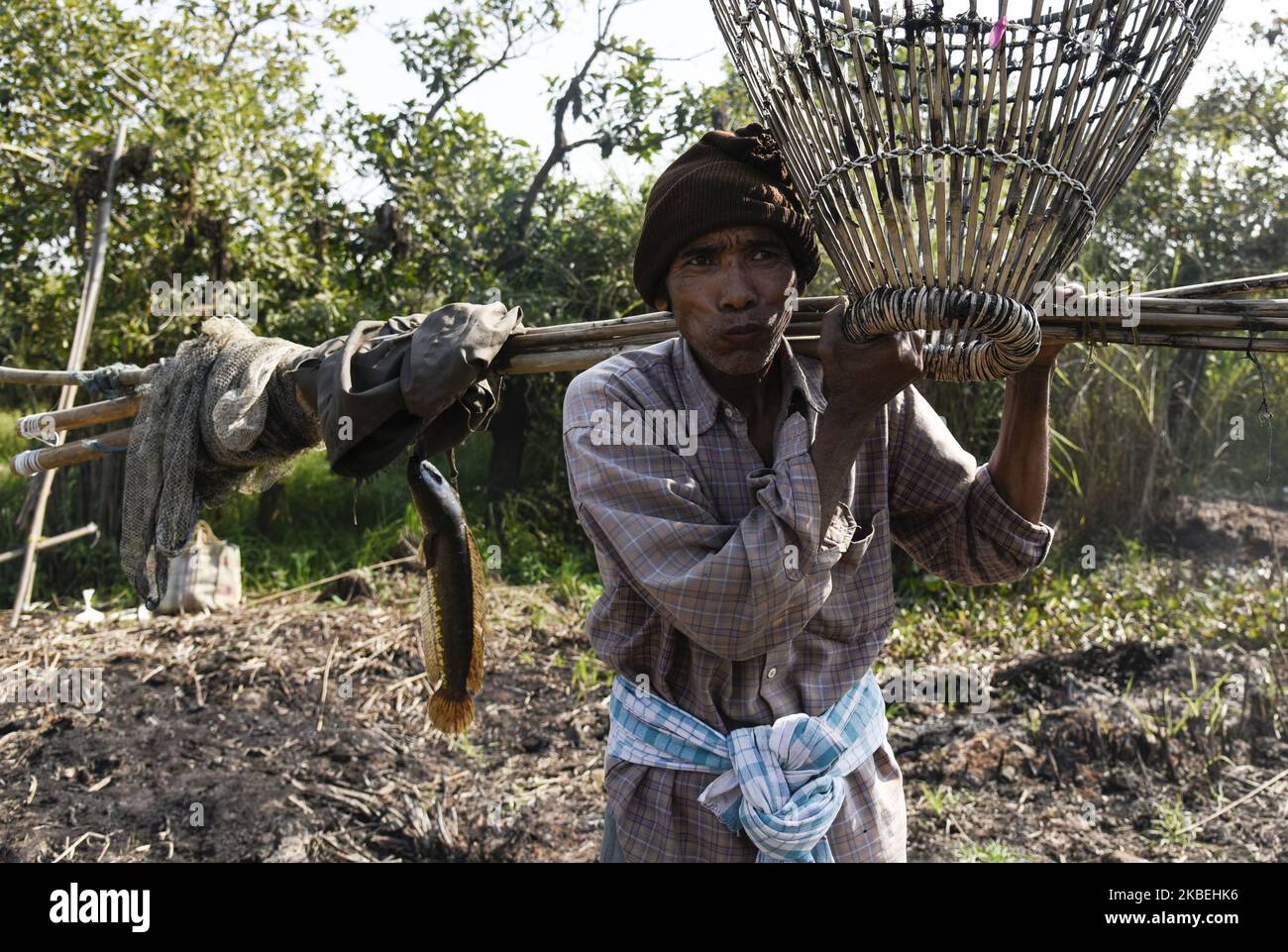 Magh bihu fishing hi-res stock photography and images - Alamy