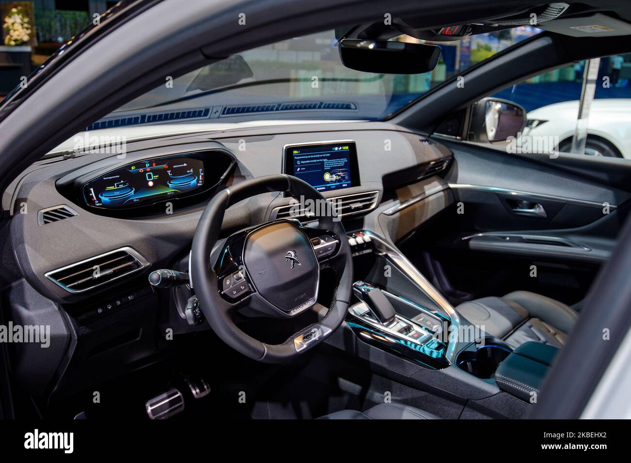 French automotive group Peugeot-Citroen-DS-Opel exhibits its model ...