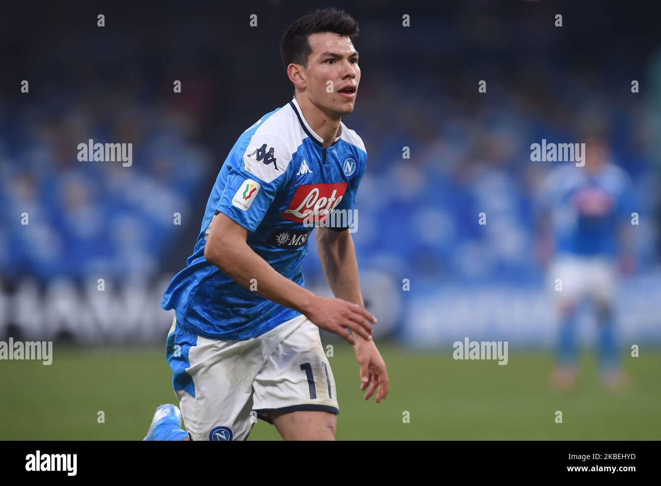 Hirving Lozano of SSC Napoli during the Tim Cup match between SSC ...