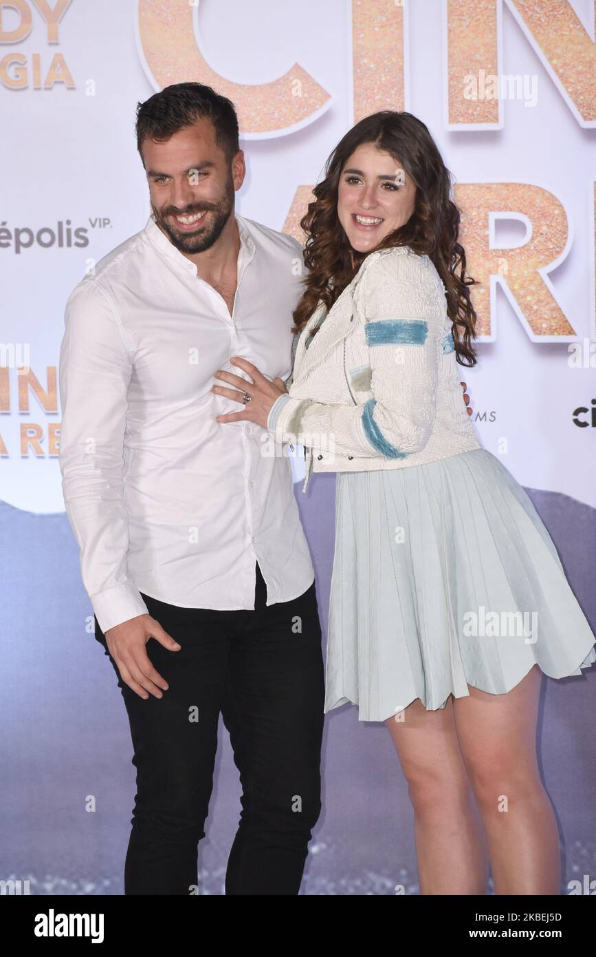 Giuseppe Gamba and Cassandra Sanchez-Navarro pose during a press ...