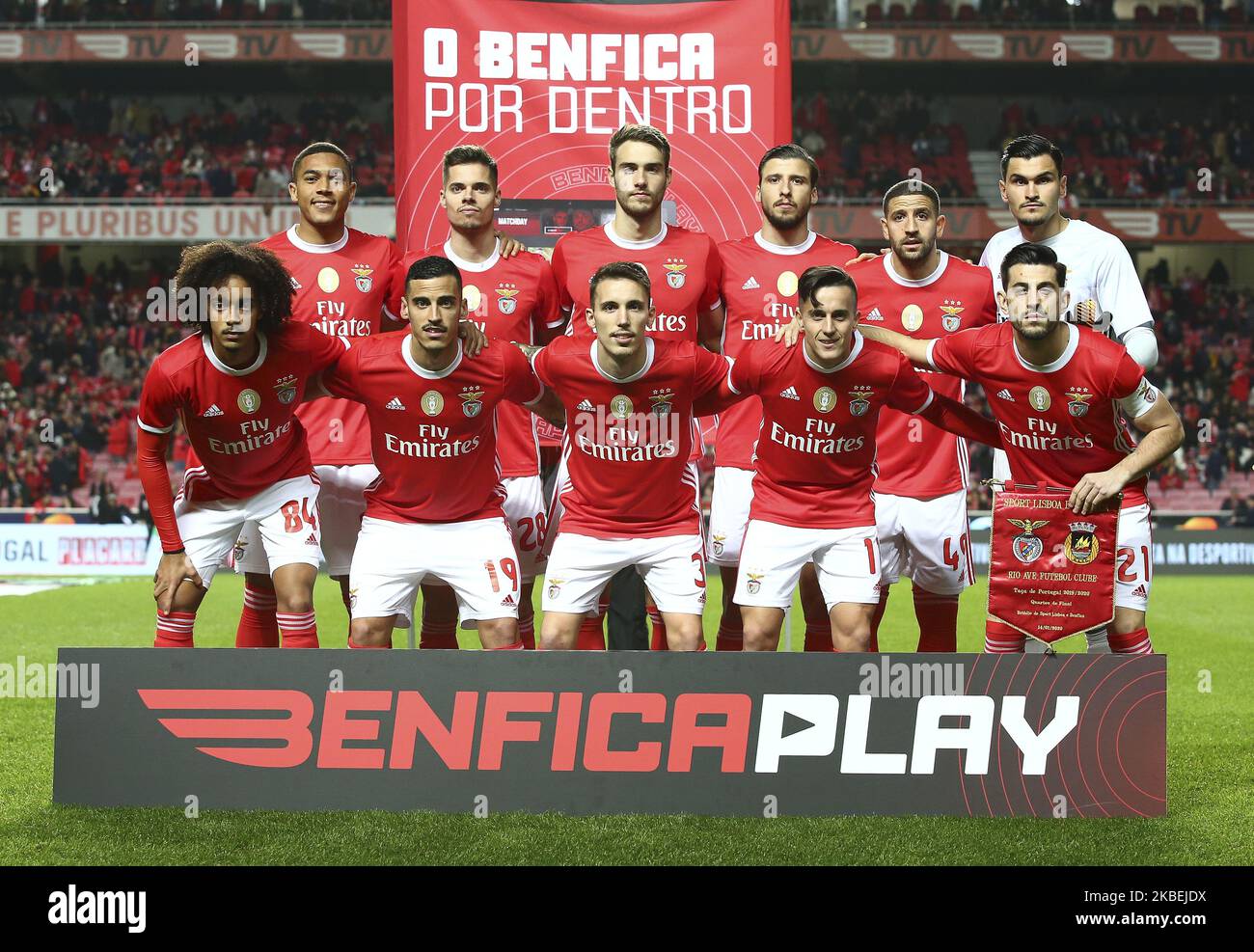 SL Benfica Team Formation during the match between SL Benfica and Rio ...