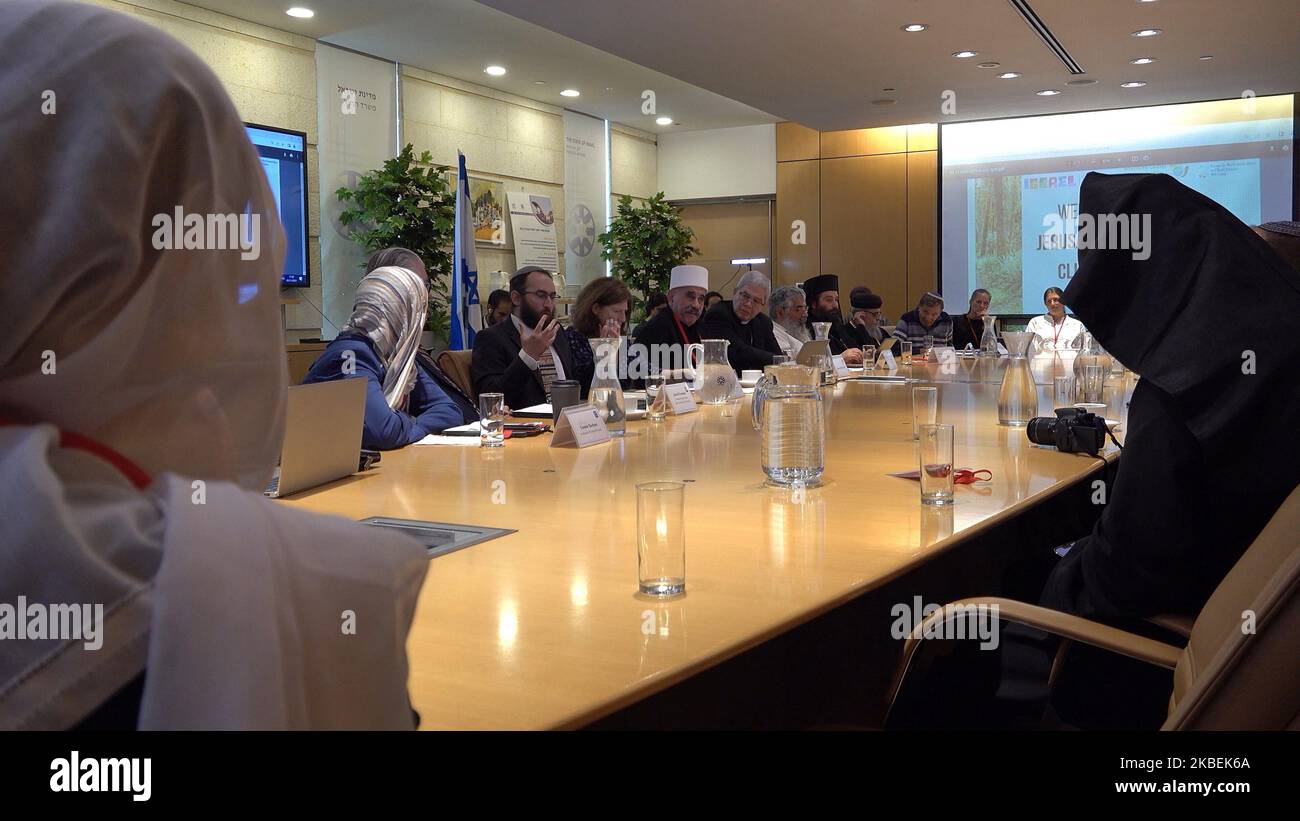 Christian, Jewish, Muslim and Druze clergy take part in the interfaith ...