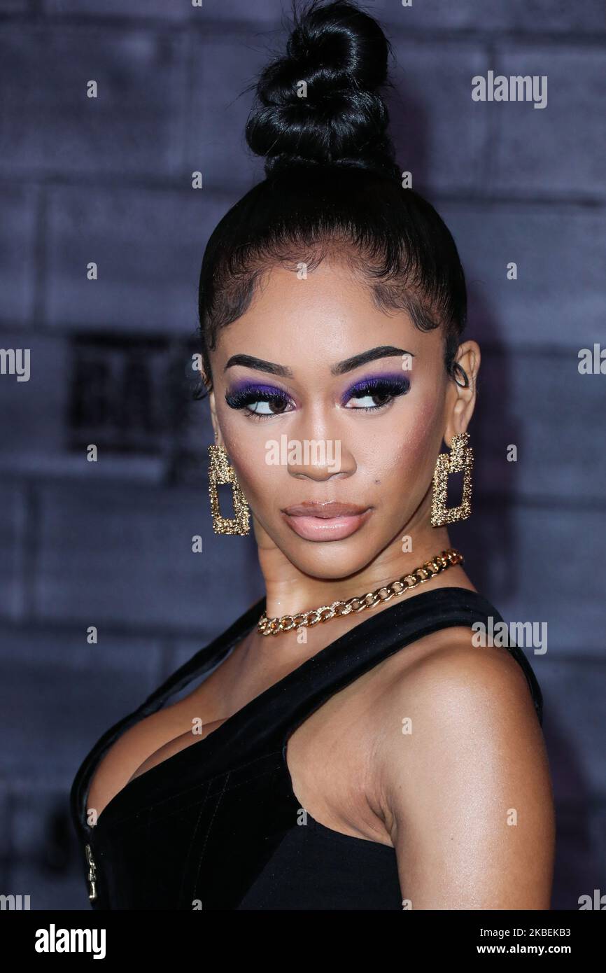 HOLLYWOOD, LOS ANGELES, CALIFORNIA, USA - JANUARY 14: Rapper Saweetie ...