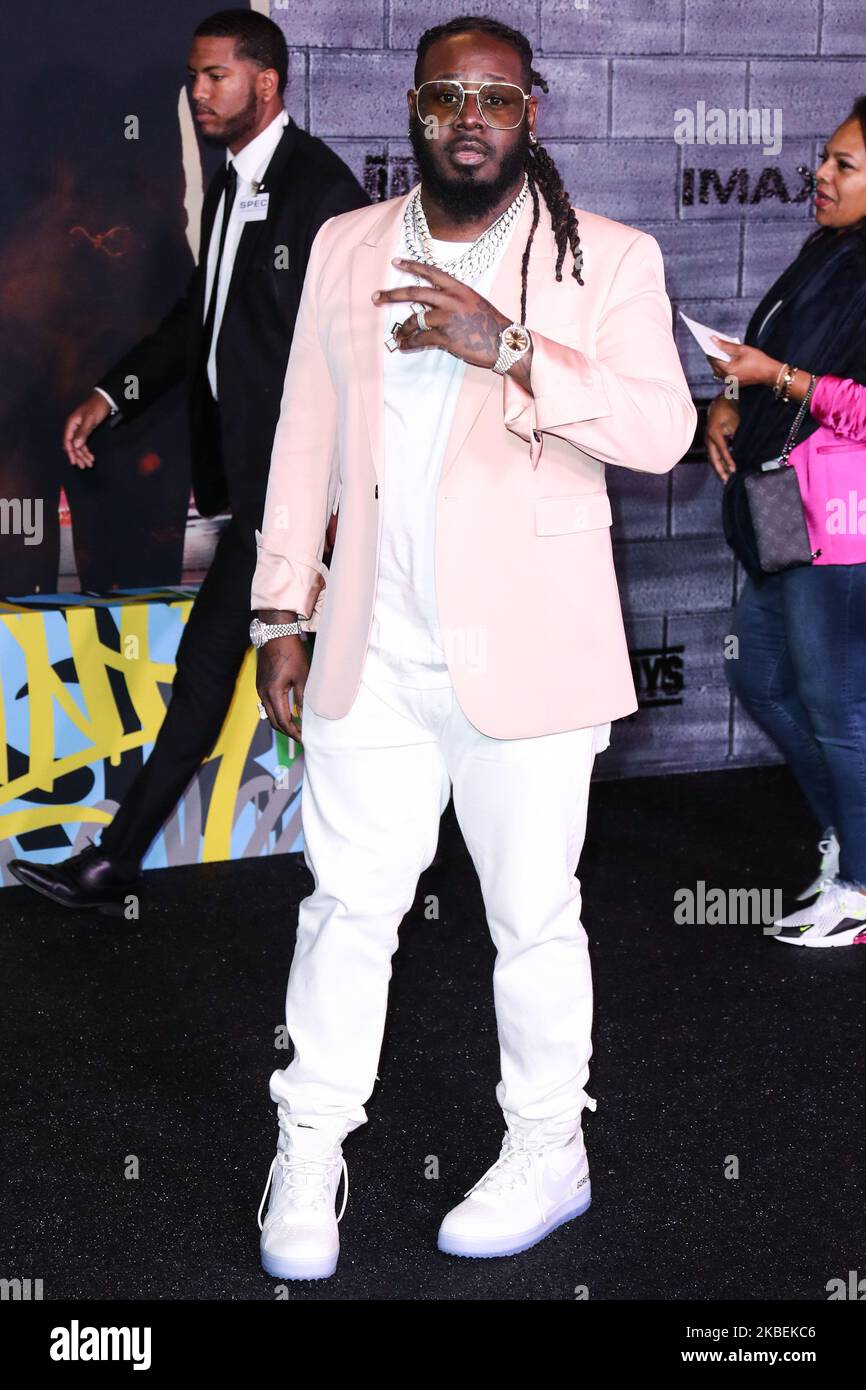 HOLLYWOOD, LOS ANGELES, CALIFORNIA, USA - JANUARY 14: Rapper T-Pain ...