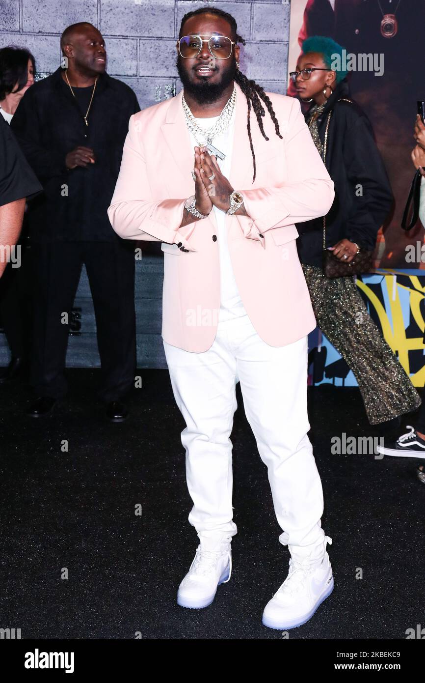 HOLLYWOOD, LOS ANGELES, CALIFORNIA, USA - JANUARY 14: Rapper T-Pain ...