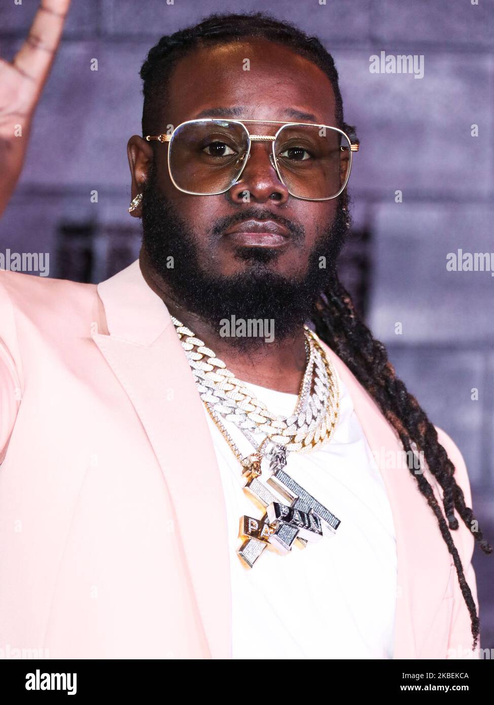 HOLLYWOOD, LOS ANGELES, CALIFORNIA, USA - JANUARY 14: Rapper T-Pain ...