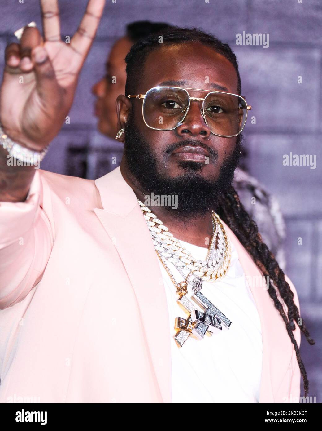 HOLLYWOOD, LOS ANGELES, CALIFORNIA, USA - JANUARY 14: Rapper T-Pain ...
