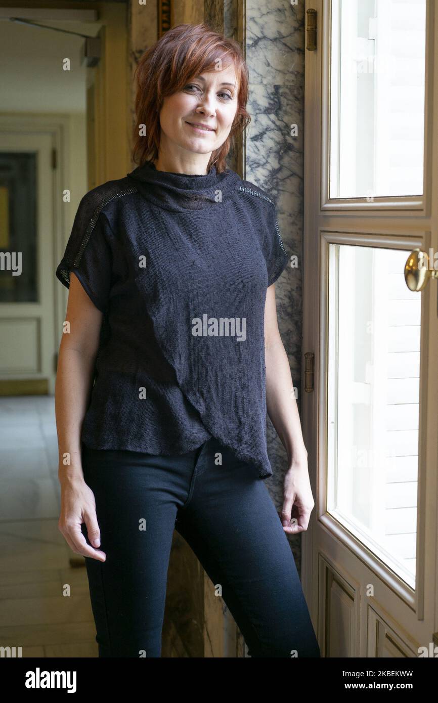 Spanish actress Nathalie Poza poses during the portrait session in ...