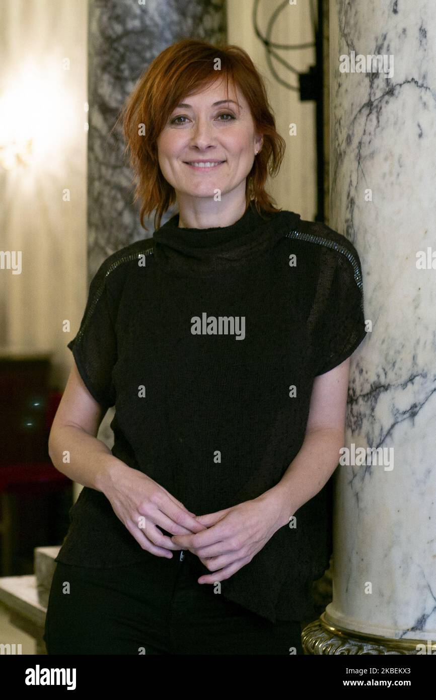 Spanish actress Nathalie Poza poses during the portrait session in ...